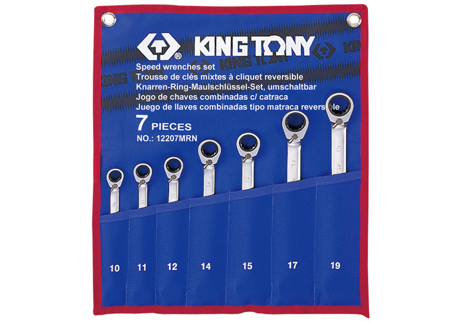 7 PC. Reversible Speed Wrench Set – King Tony Egypt